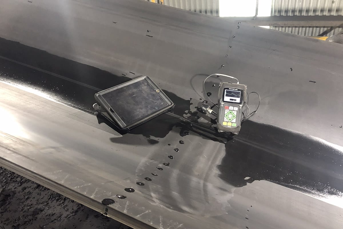 Conveyor Belt Thickness Testing - DRV Conveyors